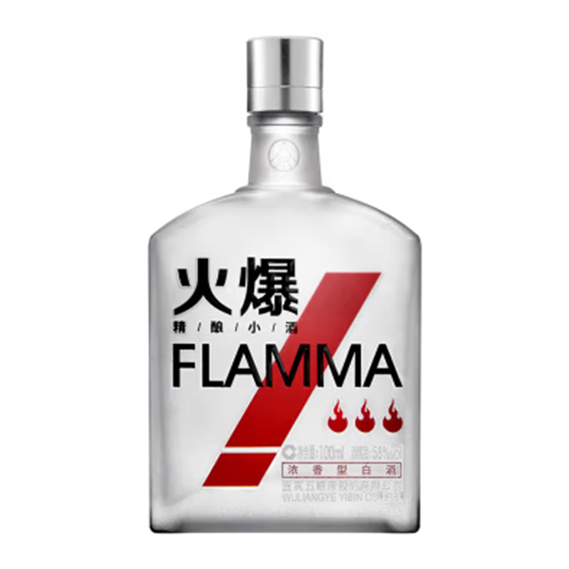 WULIANGYE Huo Bao Strong Aroma 58° Liquor 100ml x 24Bottles